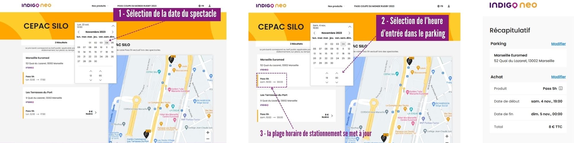 INDIGO NEO - Réservez votre forfait parking exclusivement en ligne - Cepac Silo